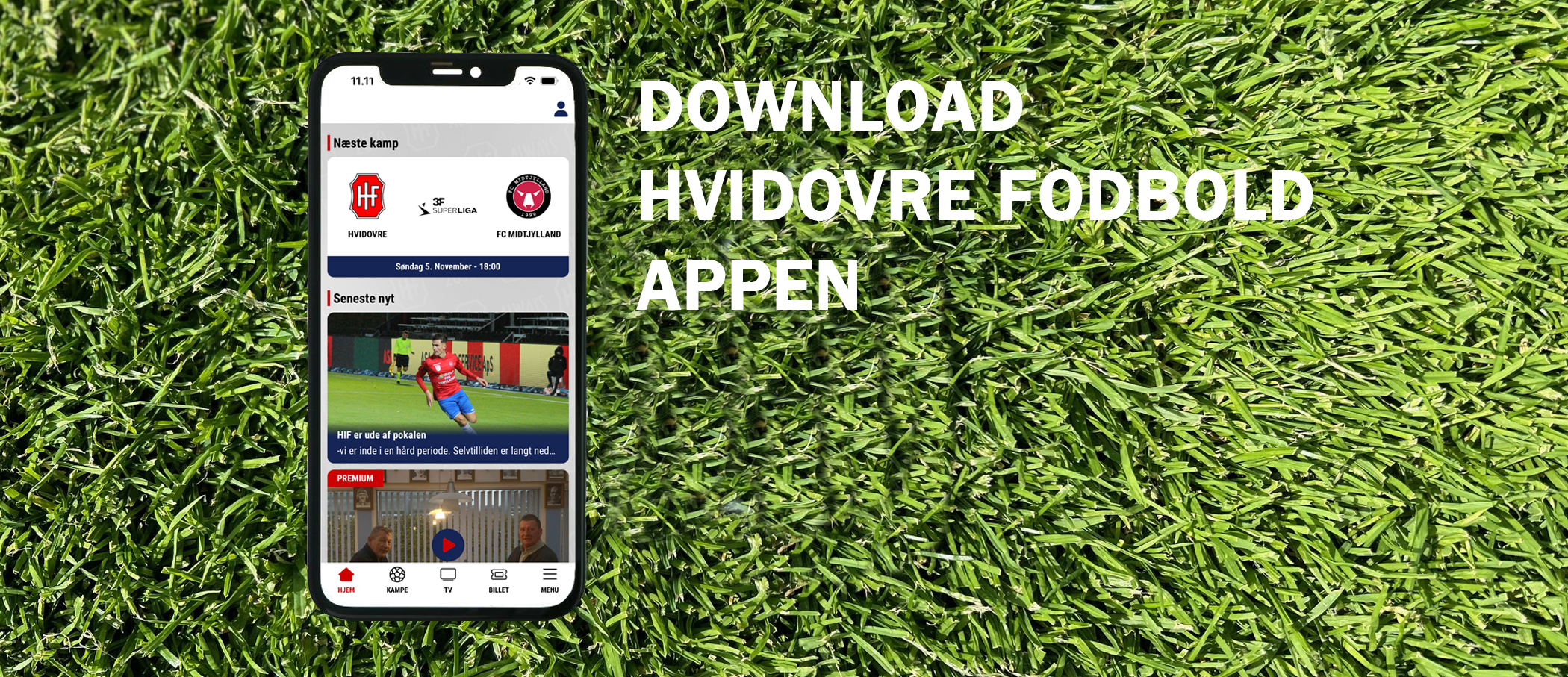 Hvidovre Fodbold - Hvidovre Fodbold-Appen ser dagens lys.